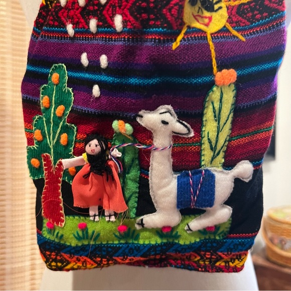 Hand Crafted | Accessories | Kids Arpillera Backpack Hand Made In Peru ...